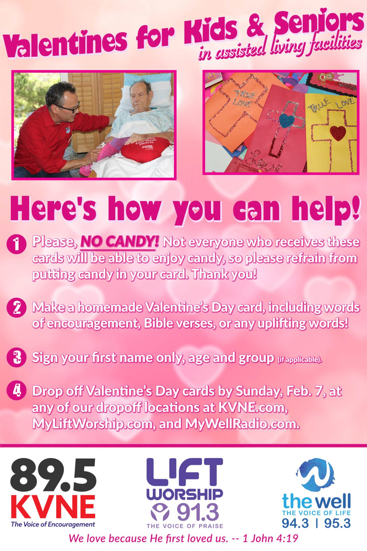 Valentines for Kids and Seniors | 89.5 KVNE